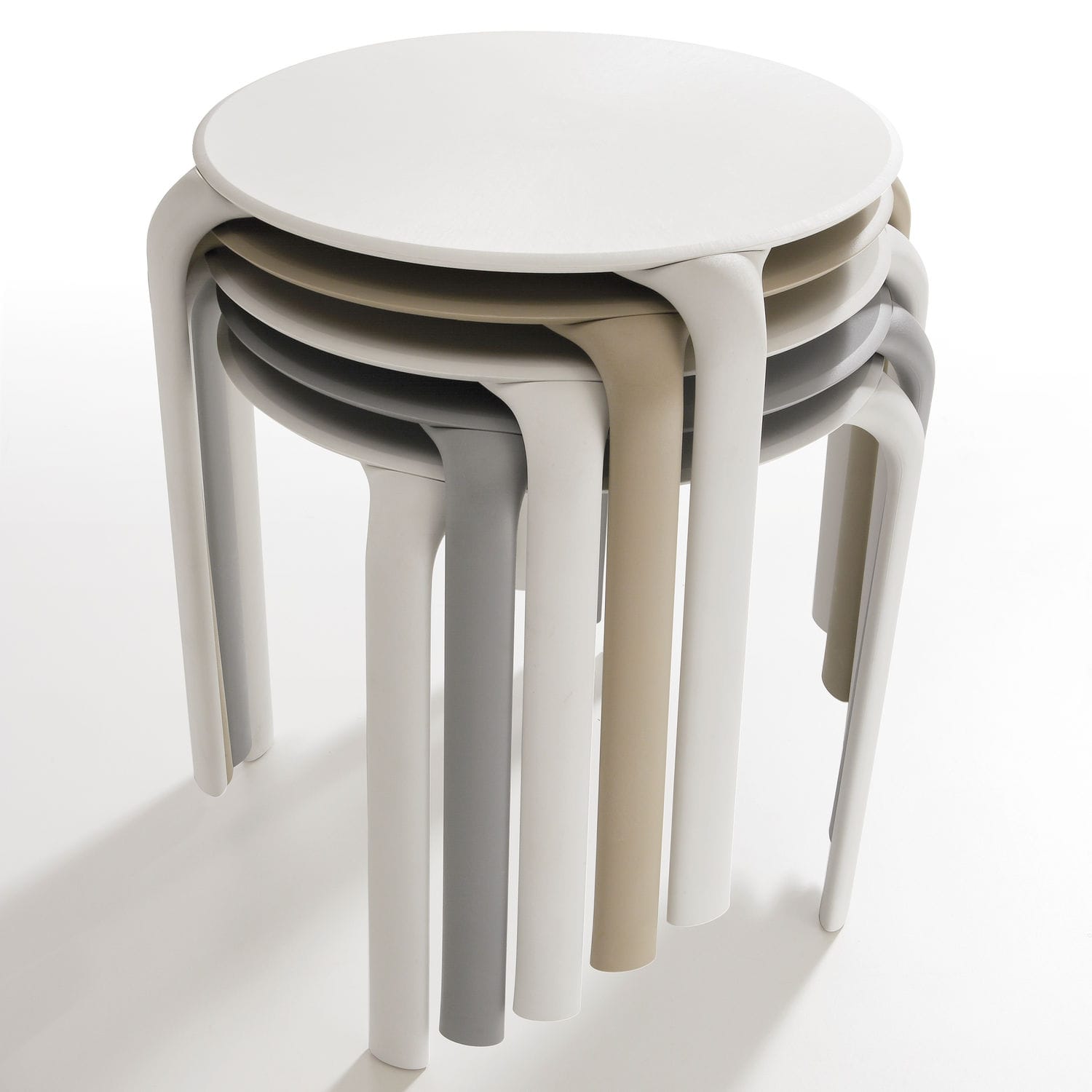 Contemporary table - DROP - Connection - polypropylene / round / square