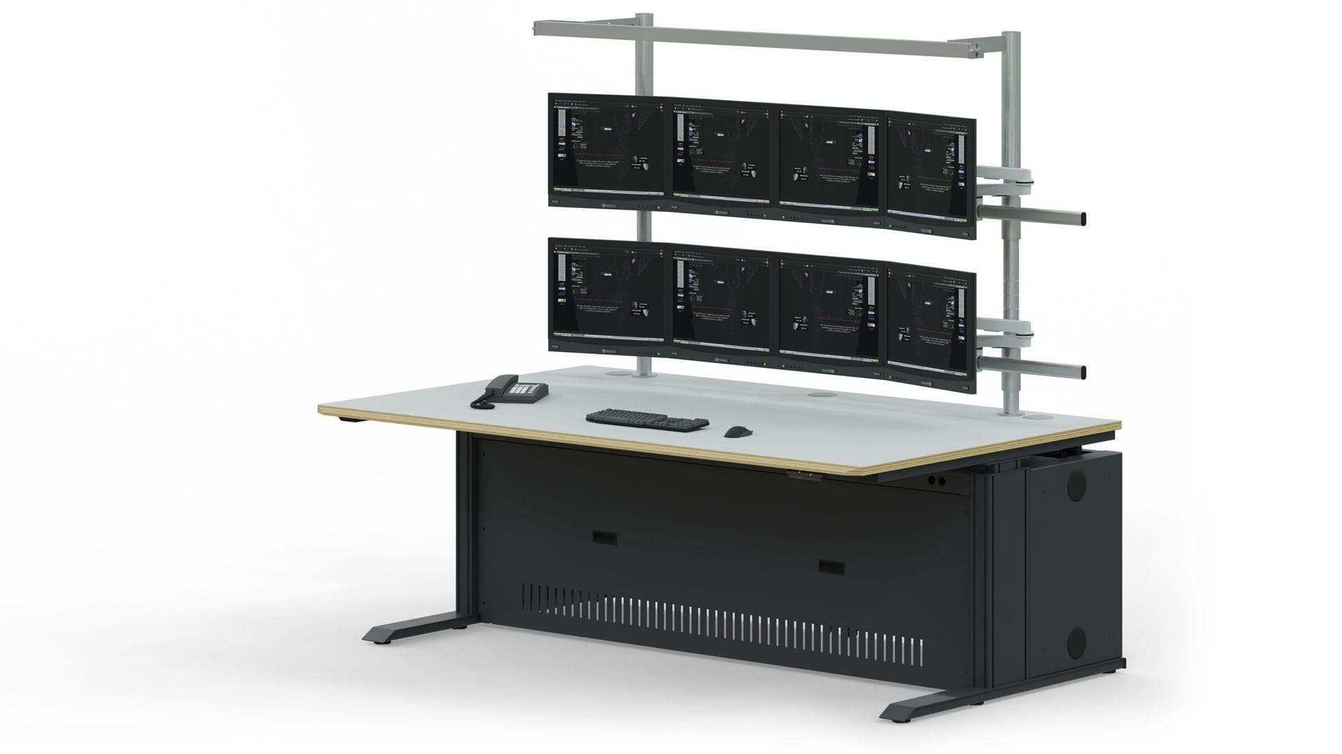 Workstation desk - XT MOVE - Leuwico - free-standing / 2 person ...