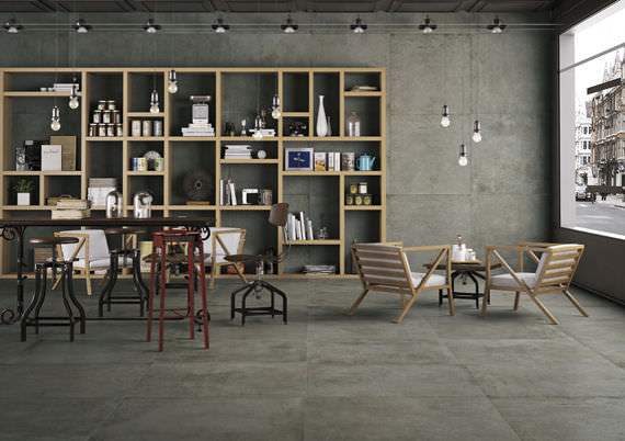 Porcelain stoneware tile - ASTER : ANTARES - Century - matte / indoor ...