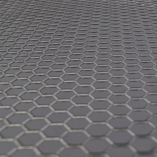Expanded sheet metal - HEXAGONAL OPENING - Actis Furio - steel / facade ...