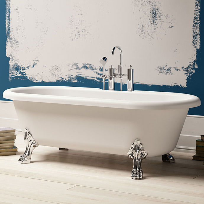Oval bathtub - Newport - karol - with legs / for homes / composite