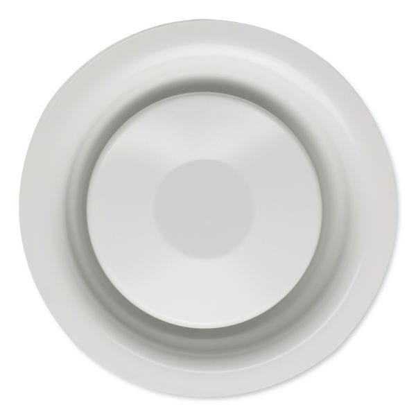 Ceiling air vent - LVS - TROX - wall-mounted / sheet steel / round