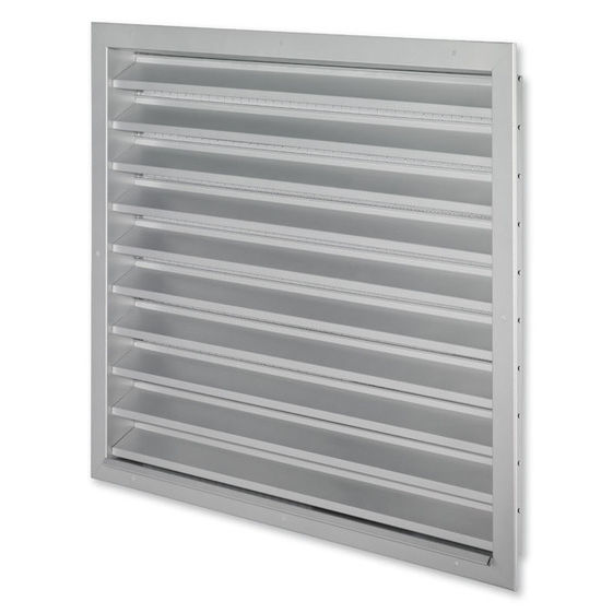 Aluminium ventilation grill - WG - TROX - steel / square