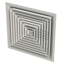 Ceiling air diffuser - SERIES CD - Monodraught - square