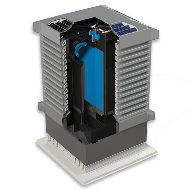 Roof vent - WINDCATCHER ZERO - Monodraught