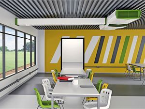 Steel suspended ceiling - COOL-PHASE® - Monodraught - strip / with ...