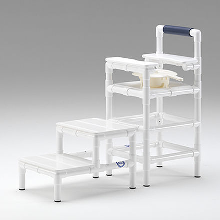 Steel step stool - DES 200 - RCN Medizin- und Rehatechnik - outdoor ...