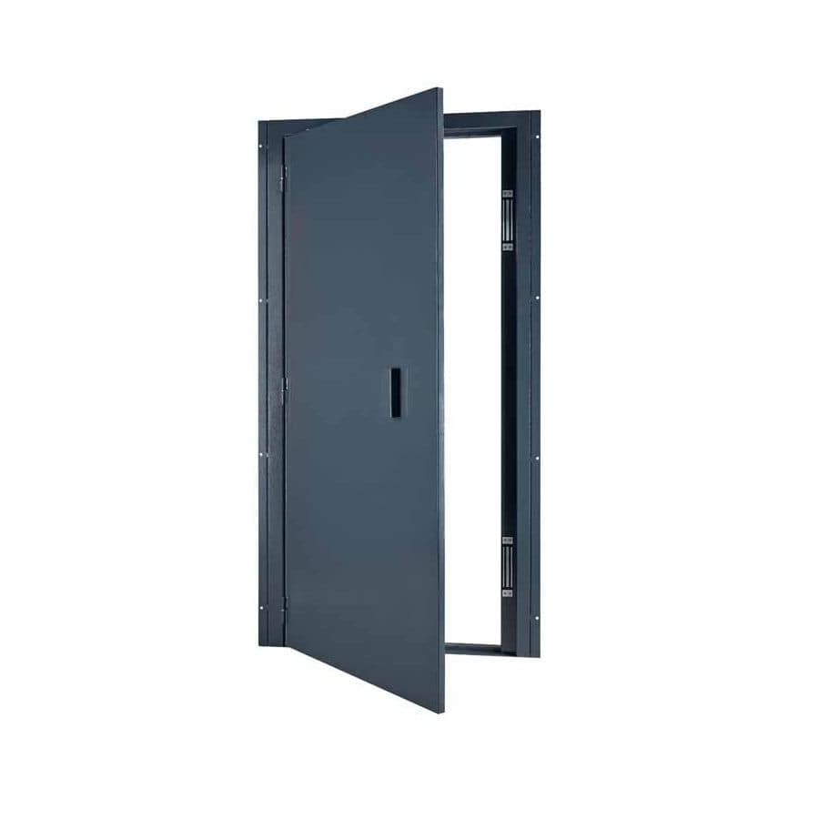 Service door - COMMUN - decayeux - stainless steel / sheet steel / swing