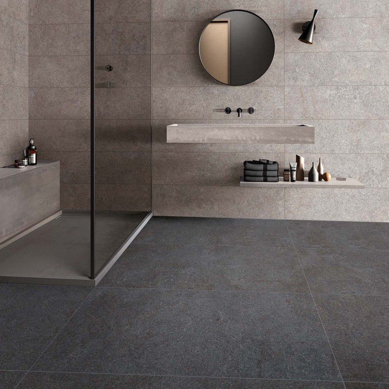 Indoor tile - NATIVE - ABK - living room / wall / floor