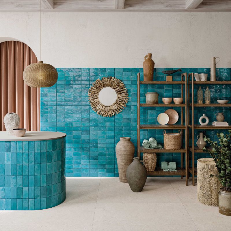 Ceramic tile - POETRY - ABK - pearly finish / indoor / bathroom