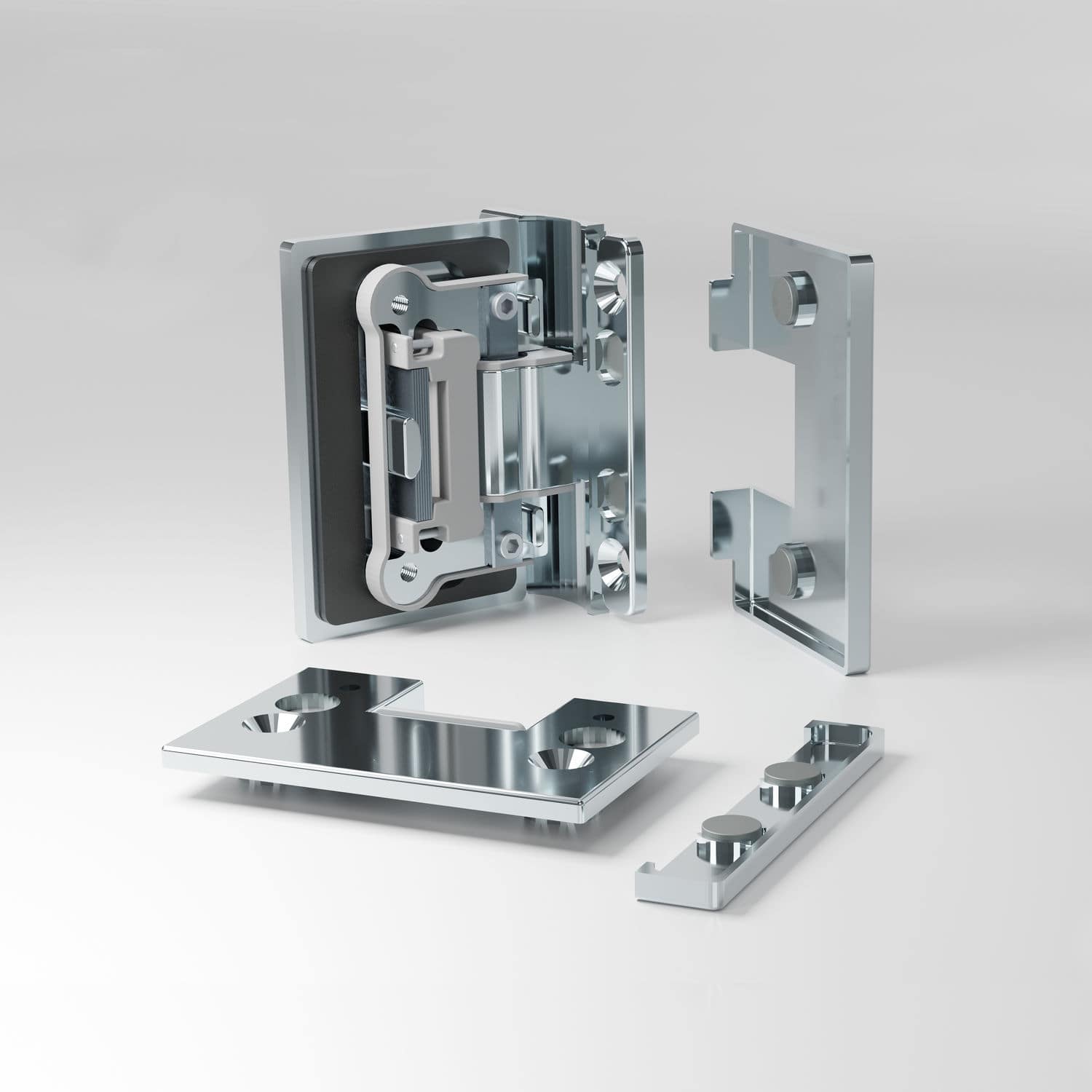 Glass door hinge - Eva-Neos - GFS Design - for shower door / swing fire ...