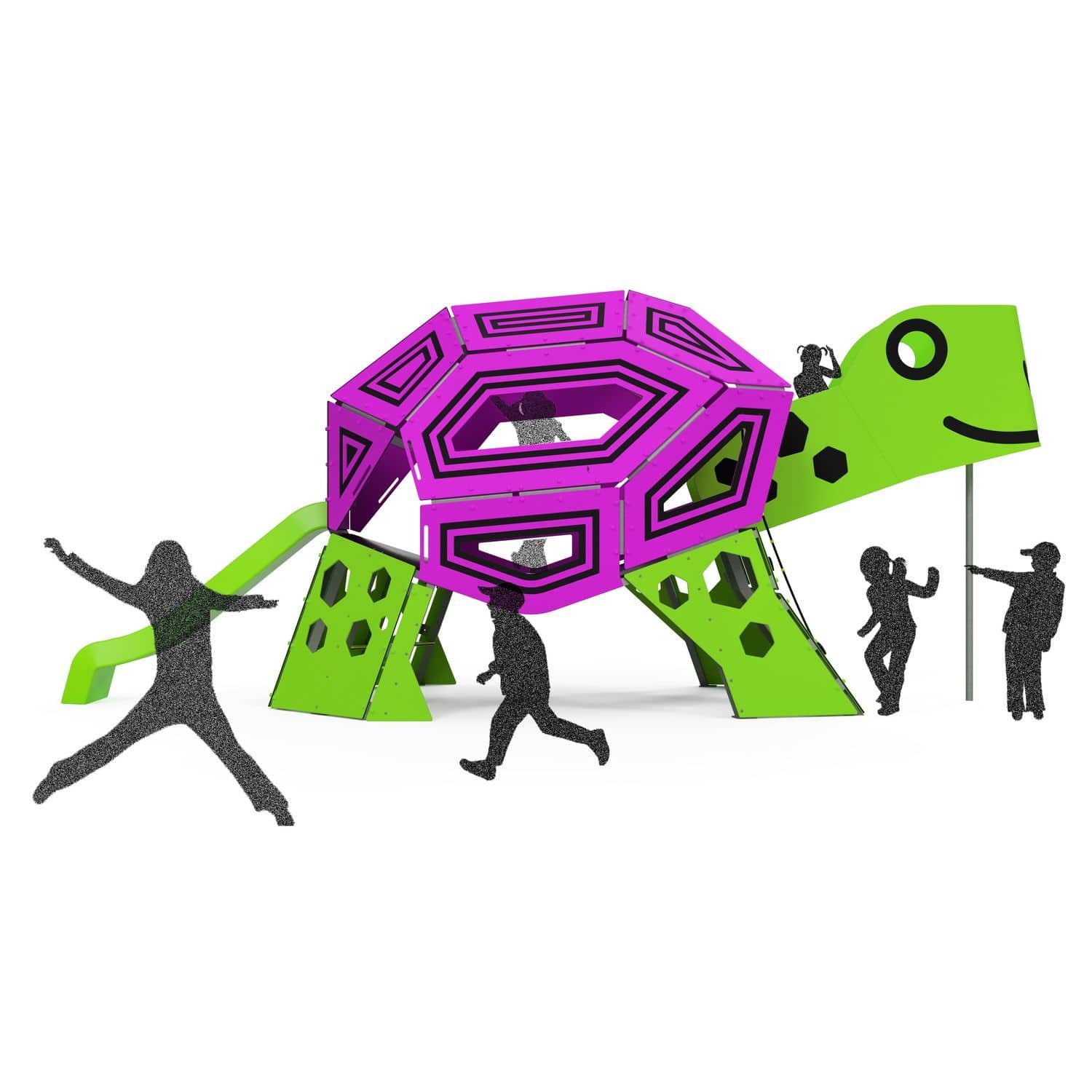 Playground climbing structure - BIG TURTLE - Industrias Agapito