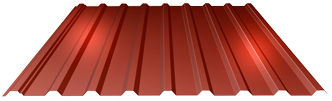 Corrugated sheet metal - LP 20 DK - Lindab - ribbed / steel / for ...