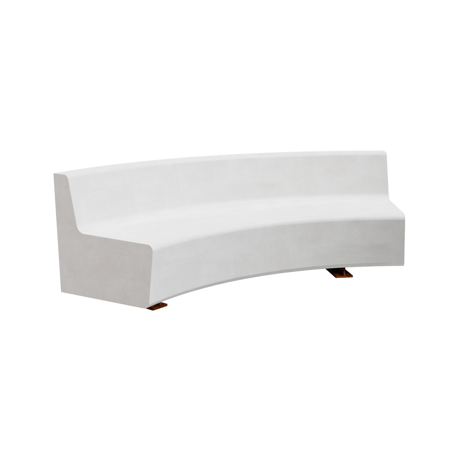 Contemporary public bench - TEJO Concave - A Amop Synergies - concrete ...