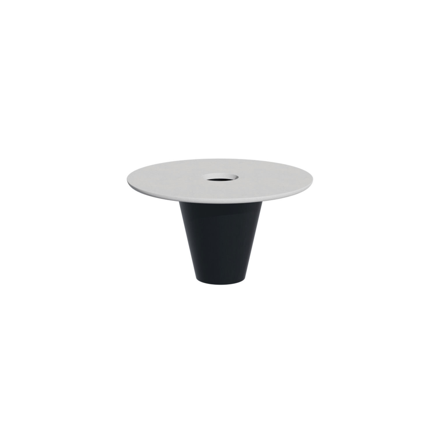 Contemporary side table - Round Up 28005 - A Amop Synergies - concrete ...