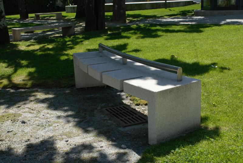 Floor-mounted bike rack - MODULAR - A Amop Synergies - stainless steel ...