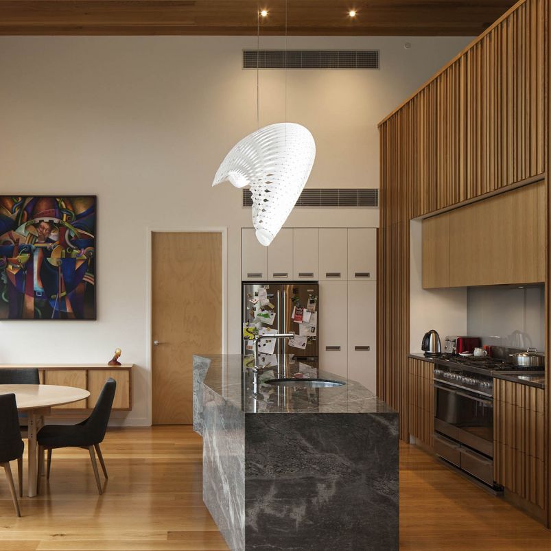 Pendant lamp - WING - David Trubridge Design - aluminum / polycarbonate ...