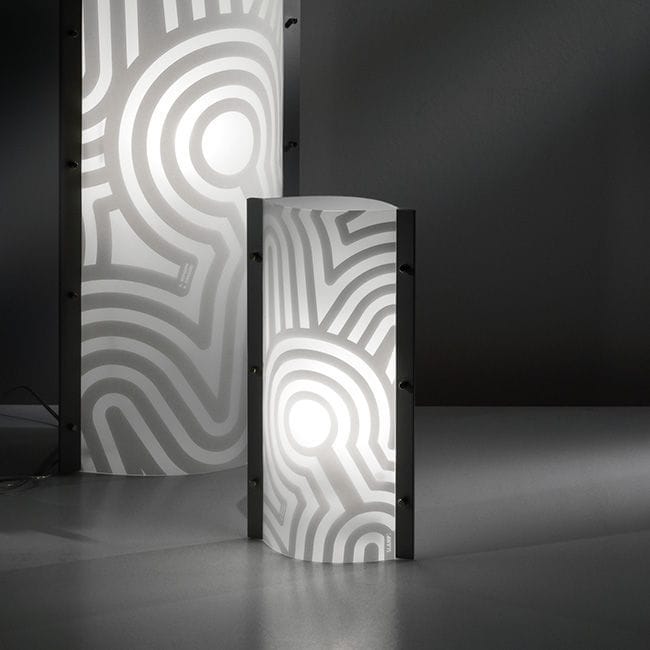 Floor-standing lamp - VENTI - Slamp - Opalflex® / contemporary / corded