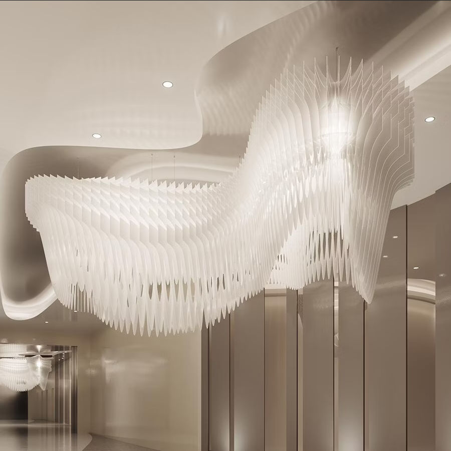 Contemporary chandelier - ARIA INFINITA - Slamp - polycarbonate ...