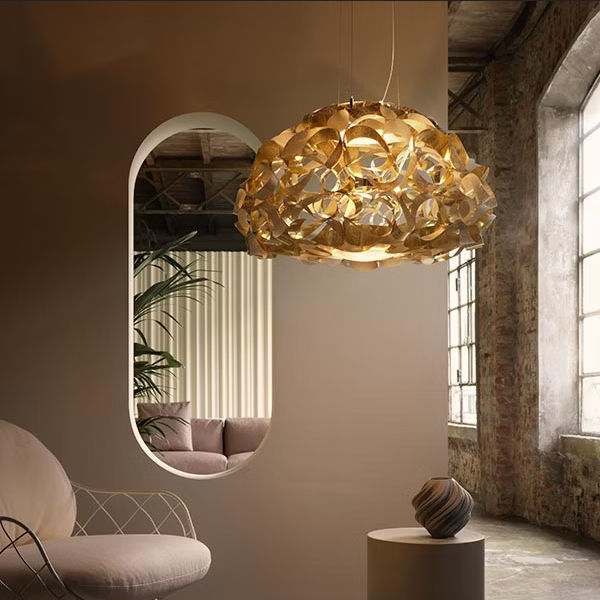 Pendant lamp - QUANTICA - Slamp - textile / Opalflex® / technopolymer