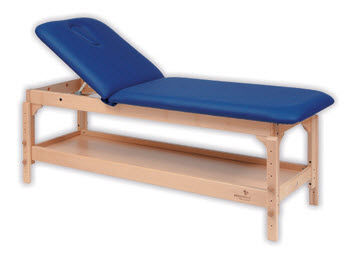 Fixed massage table - C-3220-M44 - ECOPOSTURAL - wooden / commercial