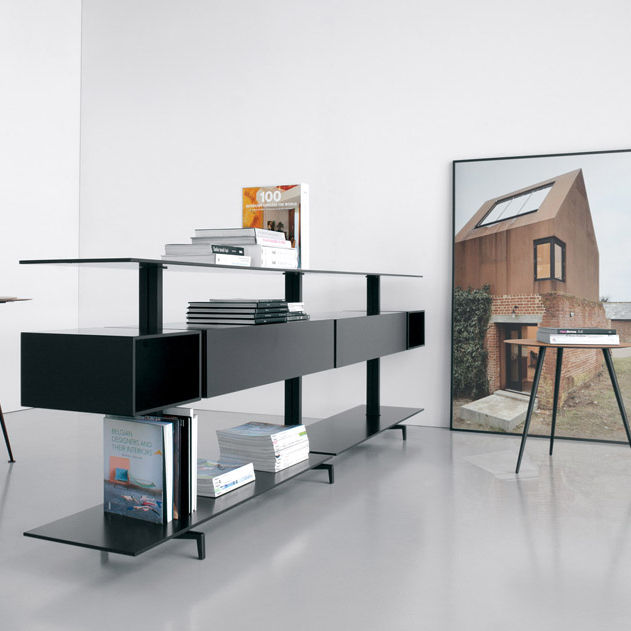 Wall shelf - SYSTEM - extendo - modular / floor-to-ceiling / contemporary