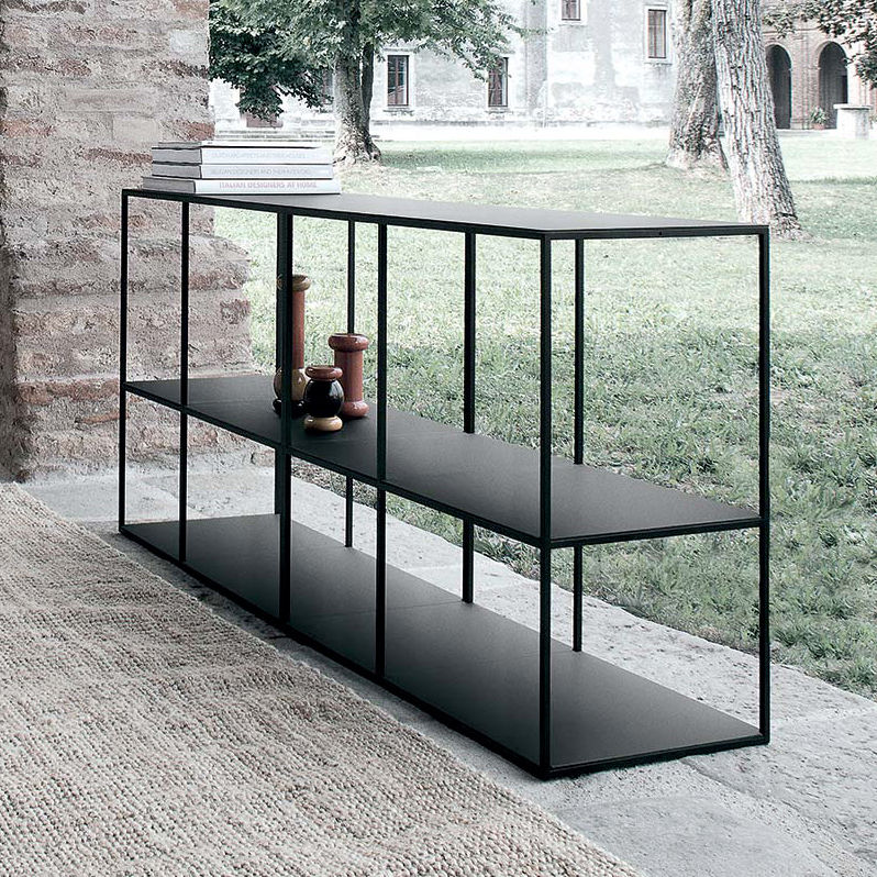 Modular shelf - ATELIER - extendo - low / contemporary / powder-coated ...