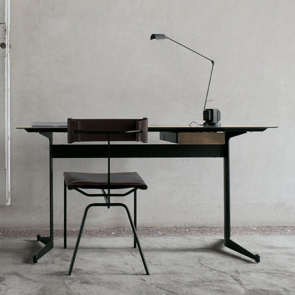 Free-standing desk - T9 - extendo - contemporary / HPL / straight