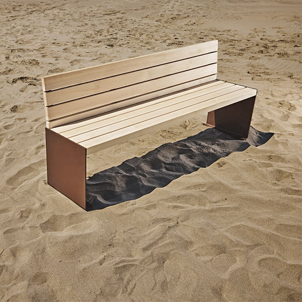 Contemporary public bench - ABSOLUT - CYRIA | Mobilier Urbain - wooden ...