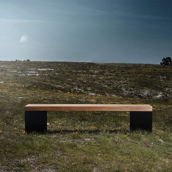 Contemporary public bench - BIO2 - CYRIA | Mobilier Urbain - wooden ...