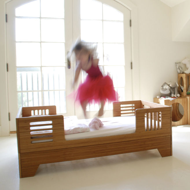 Single bed - IOLINE - Kalon Studio - contemporary / child's / bamboo