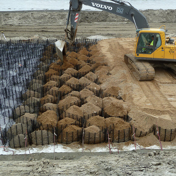 Iron wire mesh - TENSARTECH® STRATUM™ - Tensar International ...