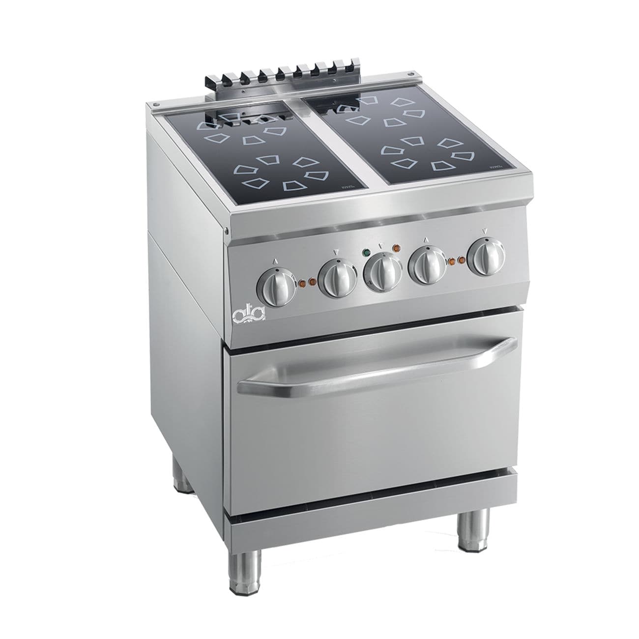 Electric range cooker - K6EVC10FF - ATA - commercial / 4 burner / 1 oven