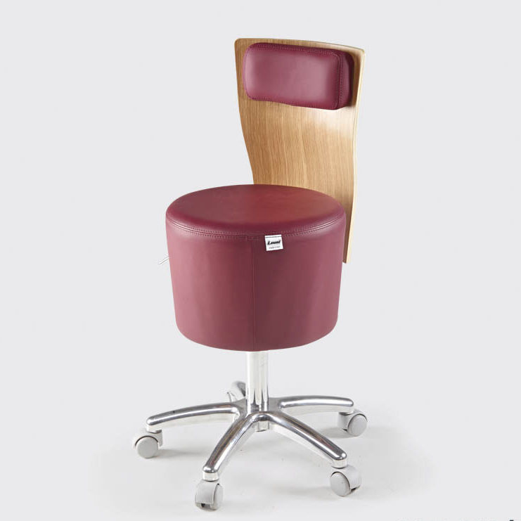 Wooden task stool - SUITE 169 S - Lemi BEAUTY & SPA - metal base / on ...