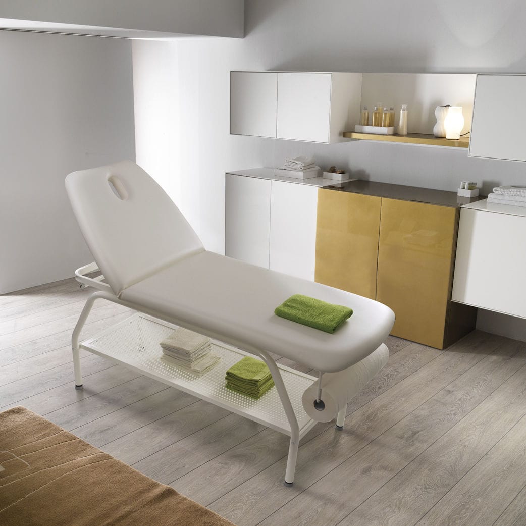 Fixed massage table - WELL - Lemi BEAUTY & SPA - with storage ...