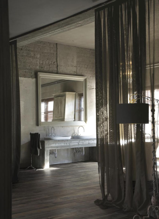 Indoor tile - FOREST - Kale - floor / ceramic / polished