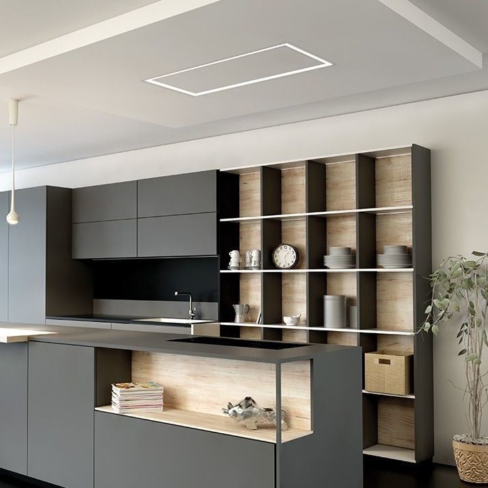 Ceiling-mounted range hood - Sense 360 - Frecan - ducted / with built ...