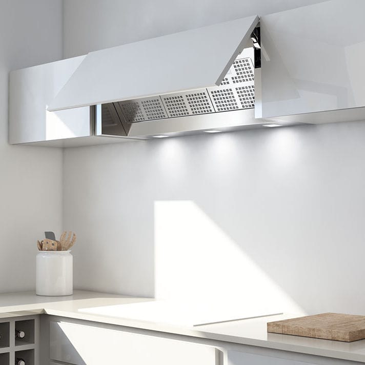 Built-in range hood - Integratta SP Inox - Frecan - ducted / with built ...
