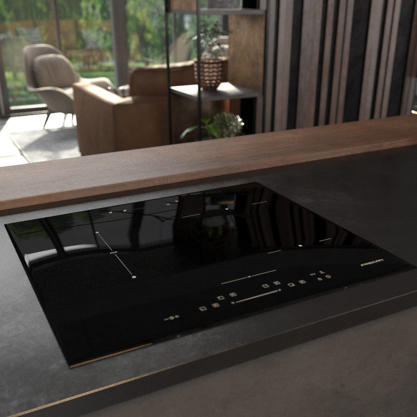 Induction cooktop - H-Connect 604 Slider Bridge - Frecan - 4 burner ...