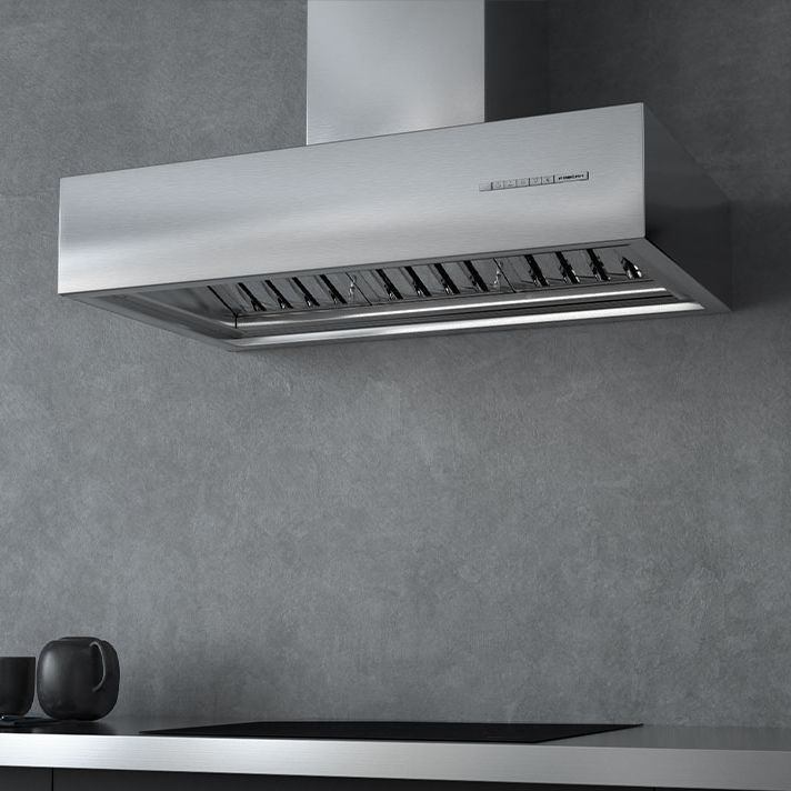 Wall-mounted range hood - Master Prof - Frecan - ducted / with built-in ...