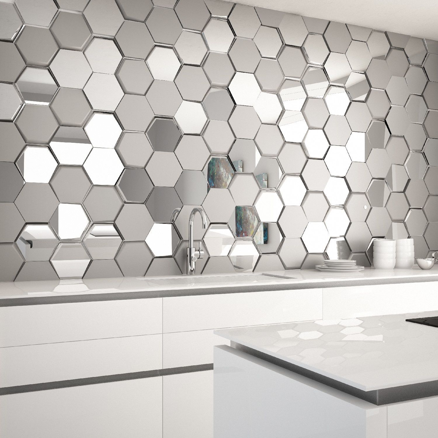 Ceramic tile - COSMOS SILVER - INTHETILE - matte / high-gloss / smooth