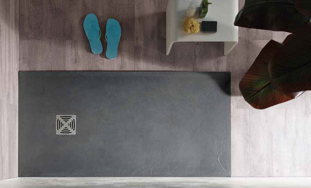 Rectangular shower base - EASY SLIM - Olympia - recessed / natural ...