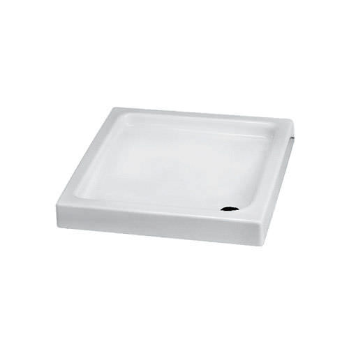 Square shower base - COMINO - Olympia - raised / ceramic