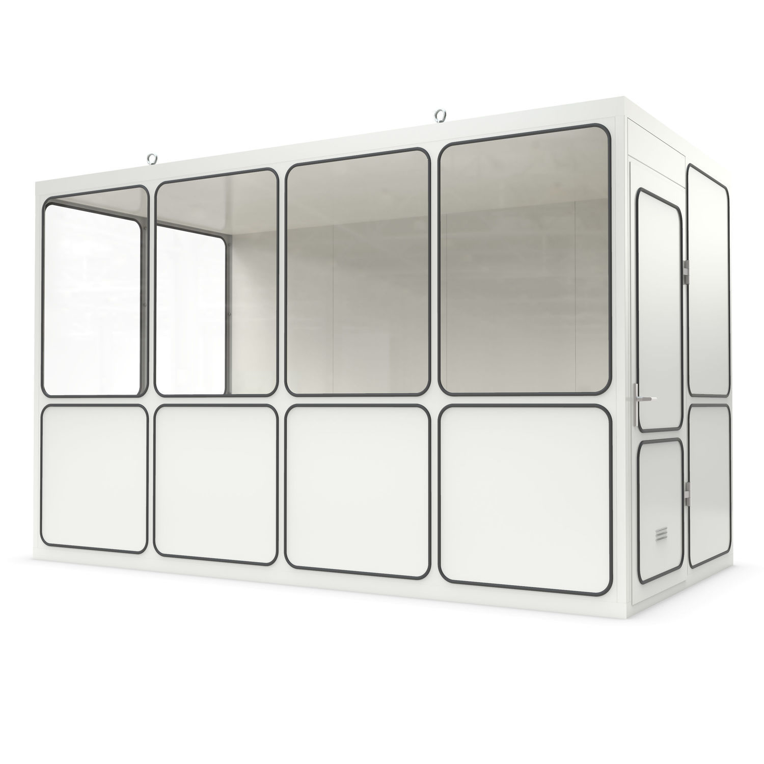 Office use prefab cabin - Ri 12b - wsm Raumsysteme - for technical use ...