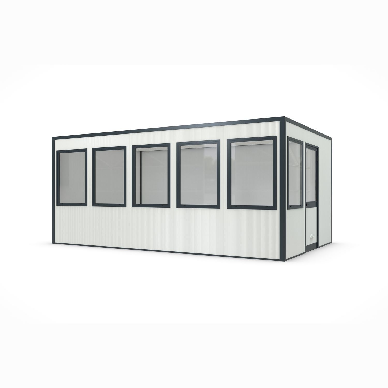 Technical use prefab cabin - SmartUnit 16c - wsm Raumsysteme - modular