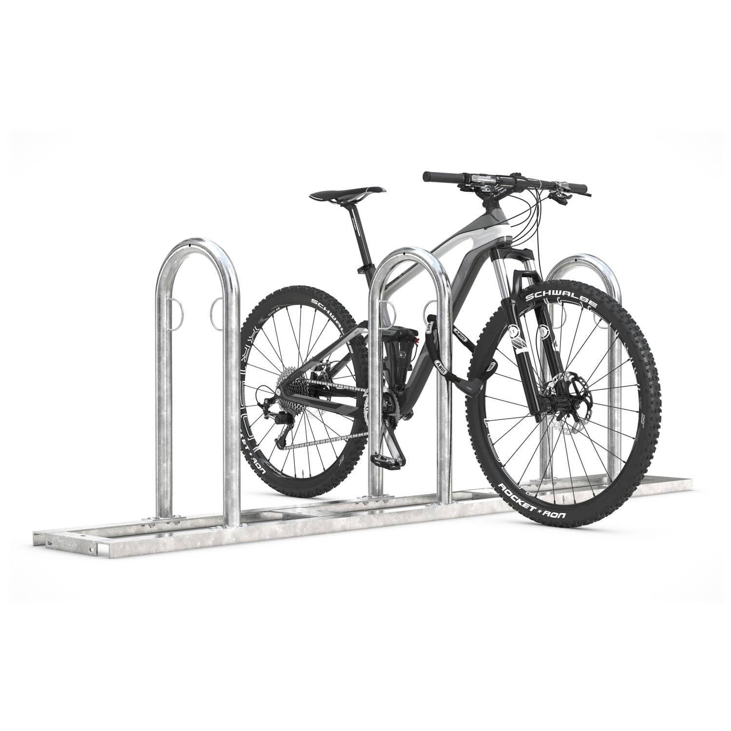 Floor-mounted bike rack - Track 33 - wsm Raumsysteme - secure / vandal ...