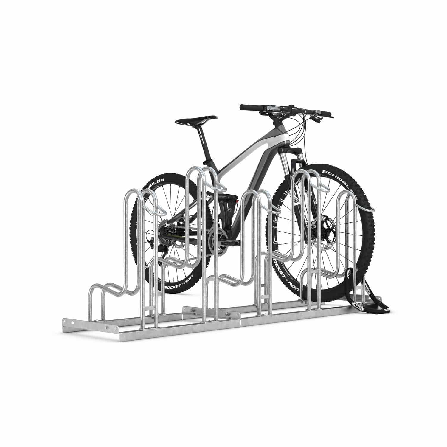 Floor-mounted bike rack - 4055 - wsm Raumsysteme - secure / vandal ...