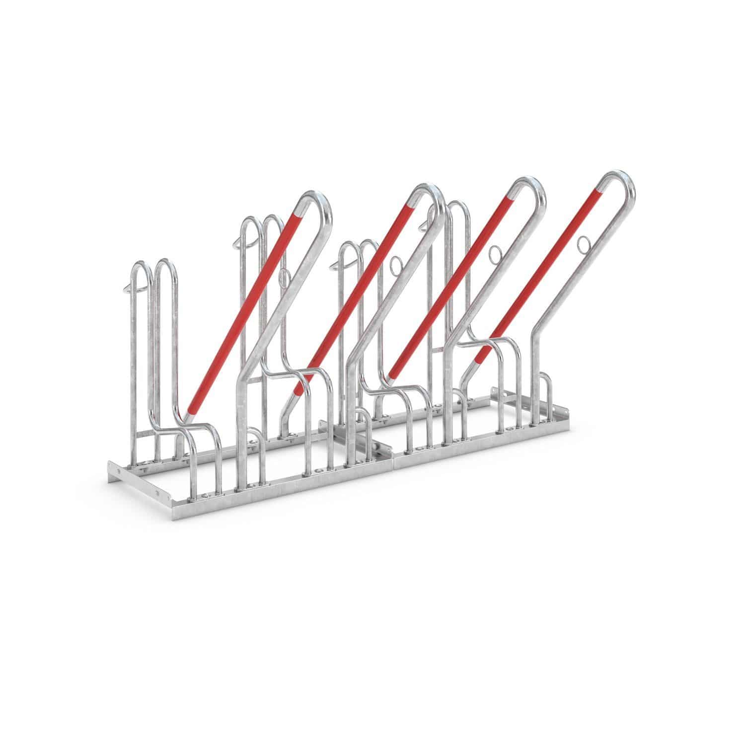 Floor-mounted bike rack - 4504 - wsm Raumsysteme - secure / vandal ...