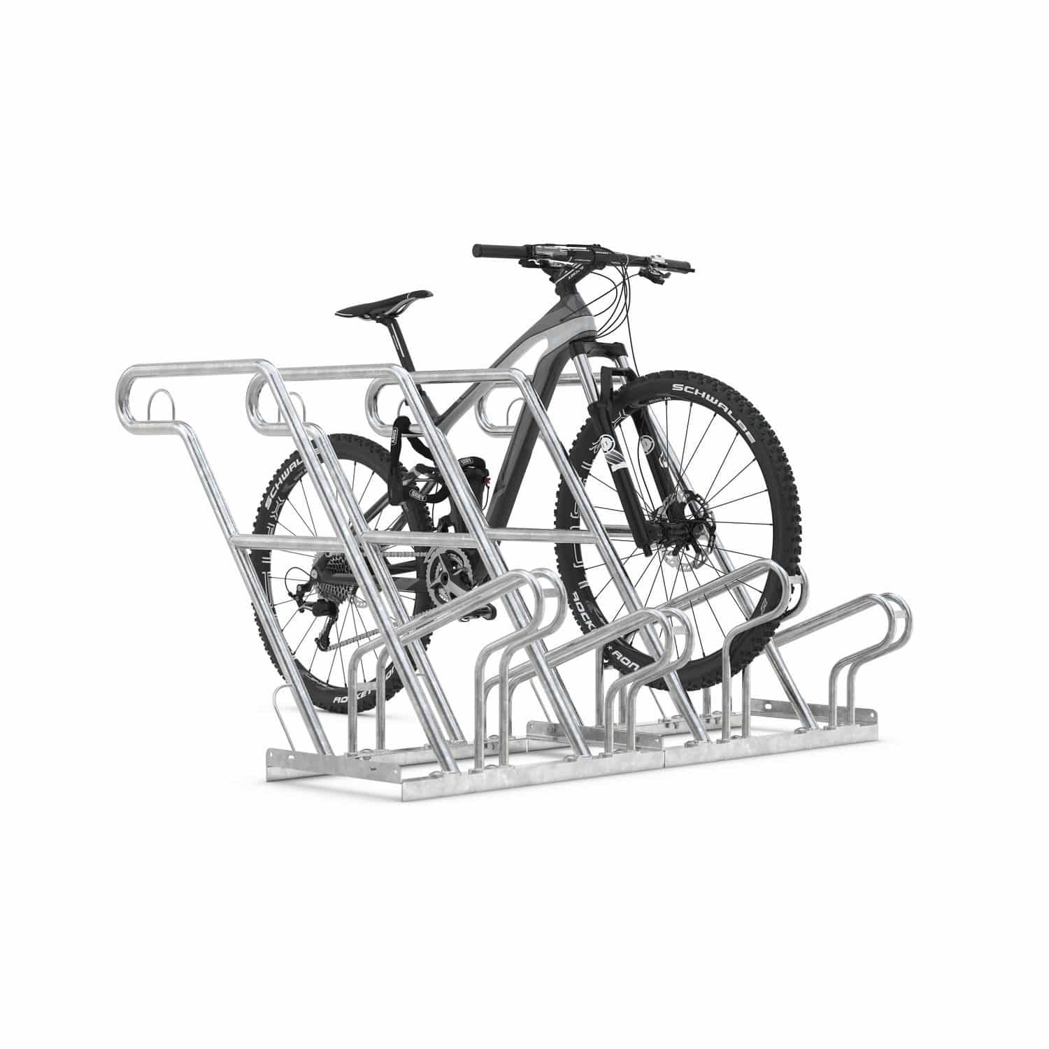 Floor-mounted bike rack - 2604 - wsm Raumsysteme - secure / vandal ...