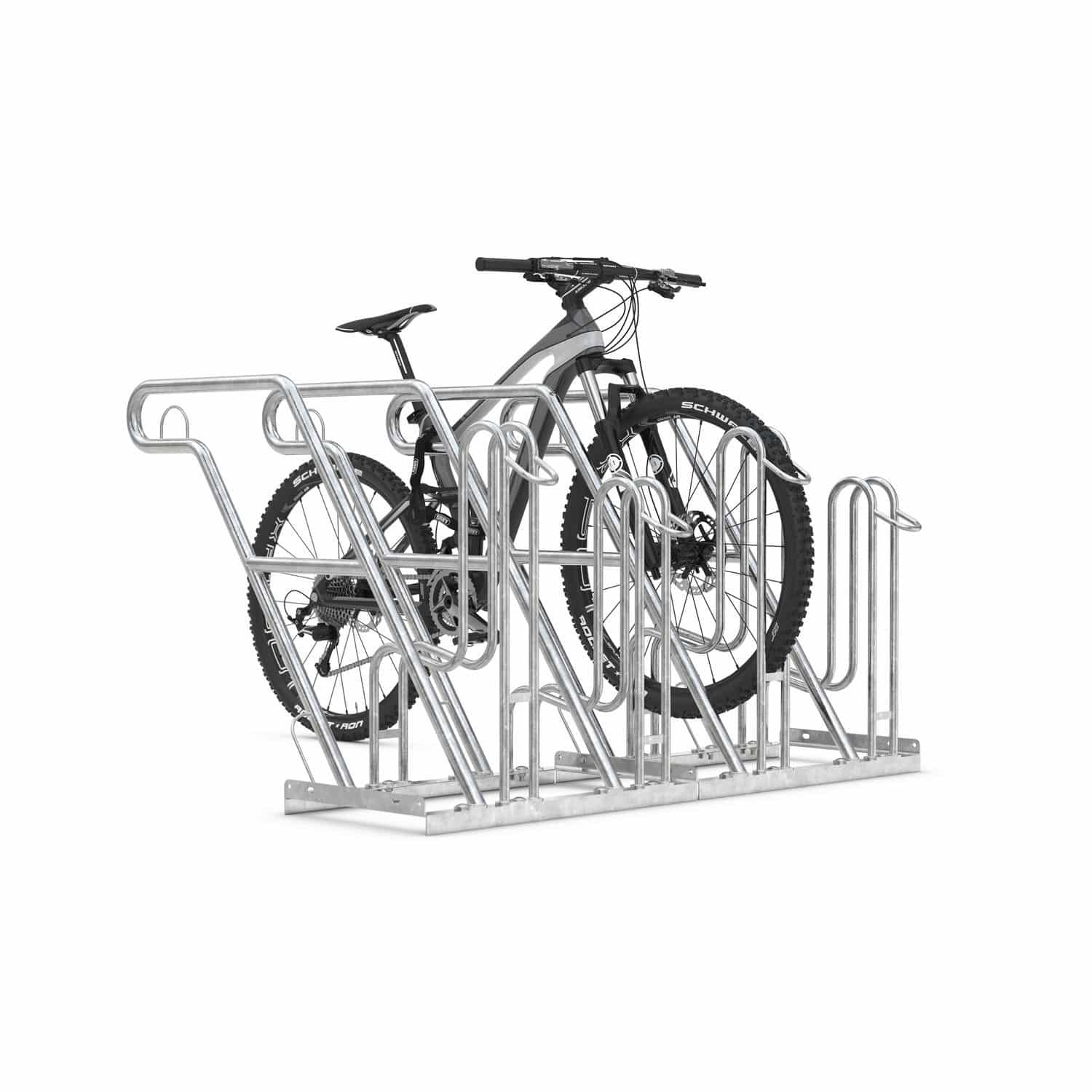 Floor-mounted bike rack - 4604 - wsm Raumsysteme - secure / vandal ...